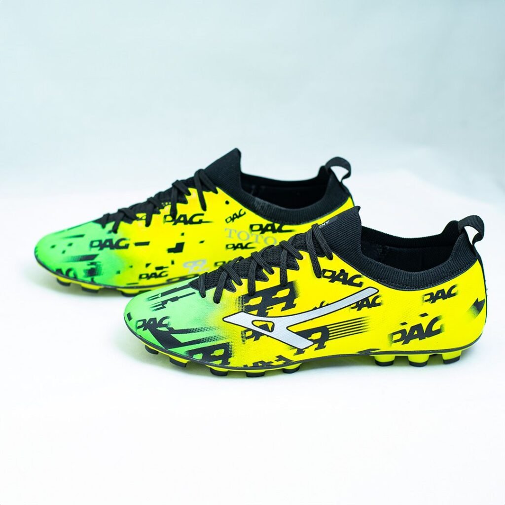 Anza Toto Pag Football Boots (Yellow & Green) – Sansiro Sports