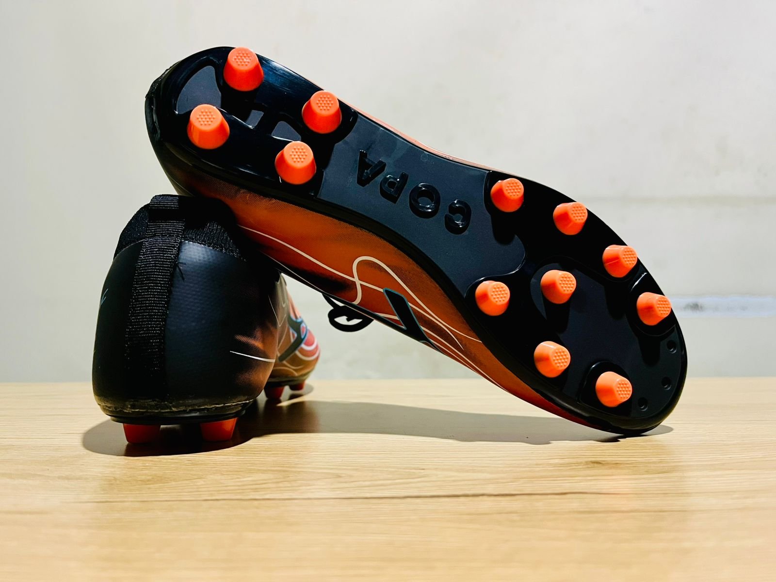 Anza Sonic Red Football Boots Half Ankle – Sansiro Sports